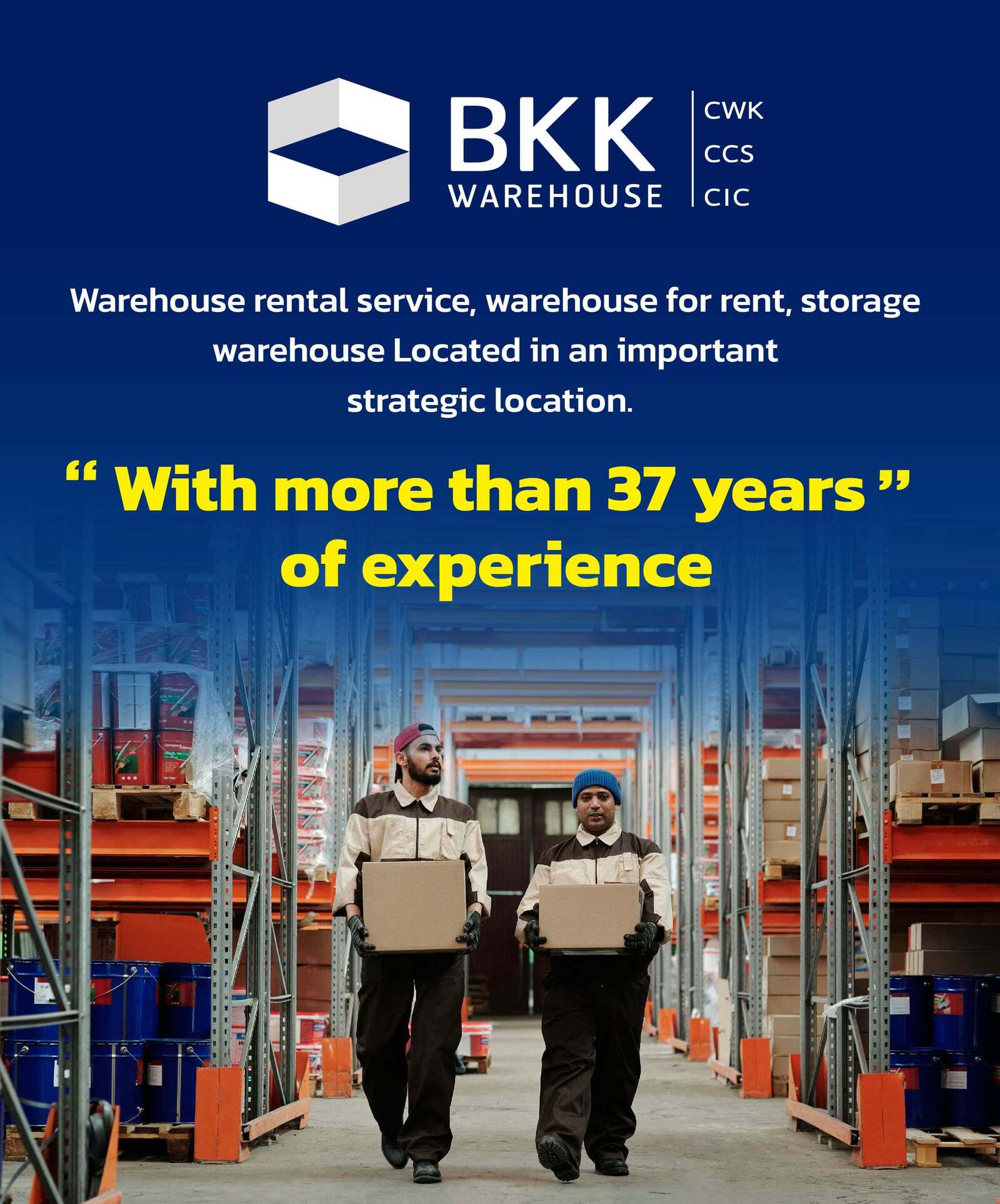 About us - Spacious & affordable warehouse for rent.